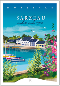 Le port du Logeo * carte postale * Sarzeau * Étoile de Sel'