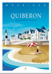 La grande plage de Quiberon * Carte postale * Étoile de Sel'